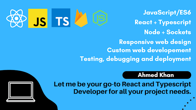 Develop Your Custom Web Project Using React Firebase And Node By Ahmedkhan743 Fiverr