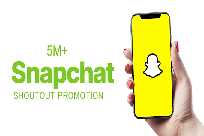 Do snapchat shoutout promotion to 5m active audience by Yvonne_ones | Fiverr