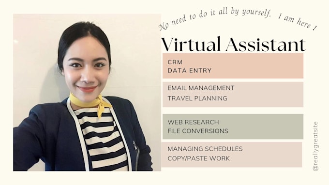 Provide virtual assistance and administrative assistant by Jajalovehiphop1 | Fiverr
