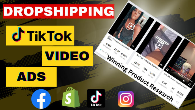 Make Viral Tik Tok Video Ads Dropshipping Product Tiktok Ads By