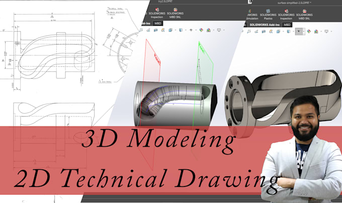 Make 3d model and technical drawings in 24 hrs by Prashantpandya | Fiverr