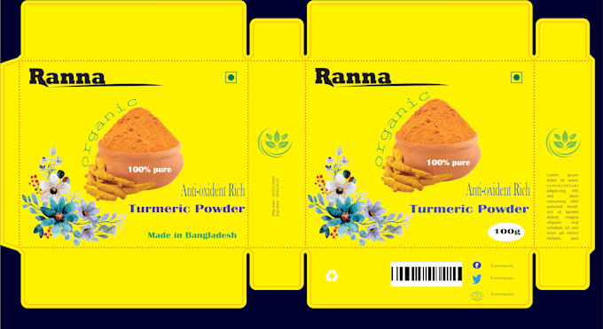 Create packaging and label design with dieline by Salimsadman31 | Fiverr