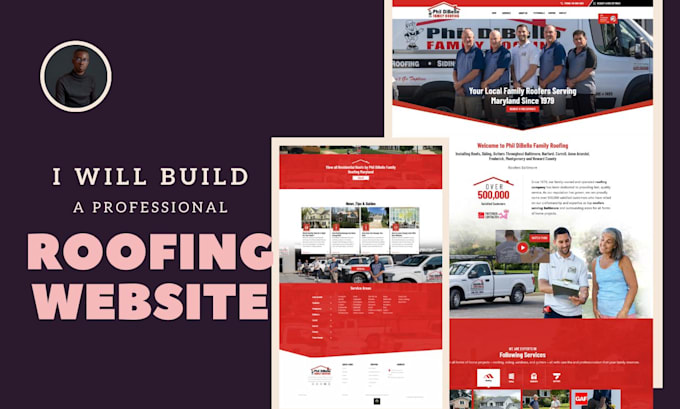 Build roofing website or roofing landing page by George_joshua | Fiverr