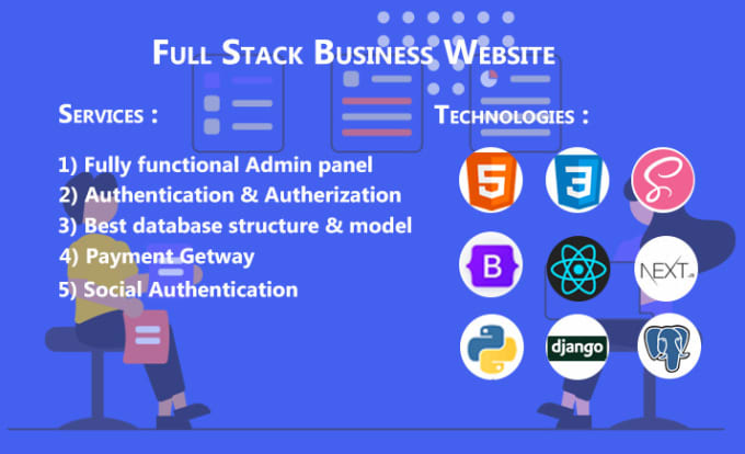 Build you a fast and modern full stack website using react and django ... Build you a fast and modern full stack website using react and django ...
