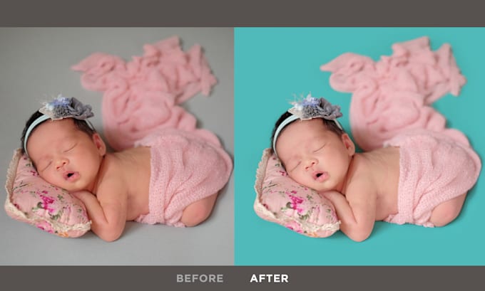 Edit and retouch newborn and baby photo by Setengahsatu | Fiverr