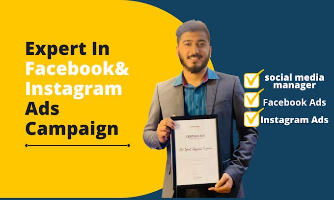 Setup And Optimize Your Facebook And Instagram Ads Campaign By Iqbal
