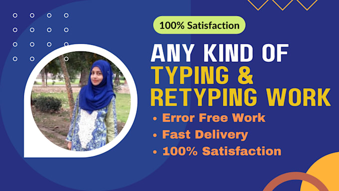 Do your typing, retyping, scanned documents or copy paste work by ...