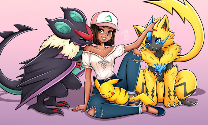 Create amazing pokemon art for you by Pandoryart | Fiverr