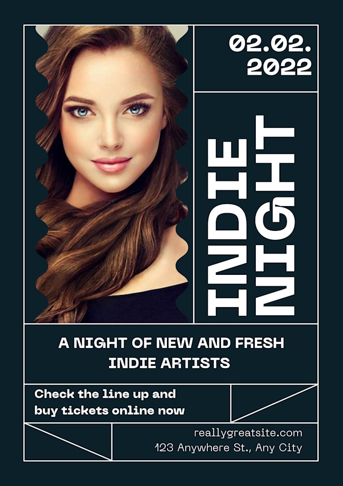 Create poster, wedding invitations, social media posts, ebook, ads in ...