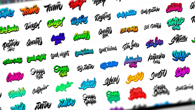 Design an unique and custom lettering logo by Zulima26 | Fiverr