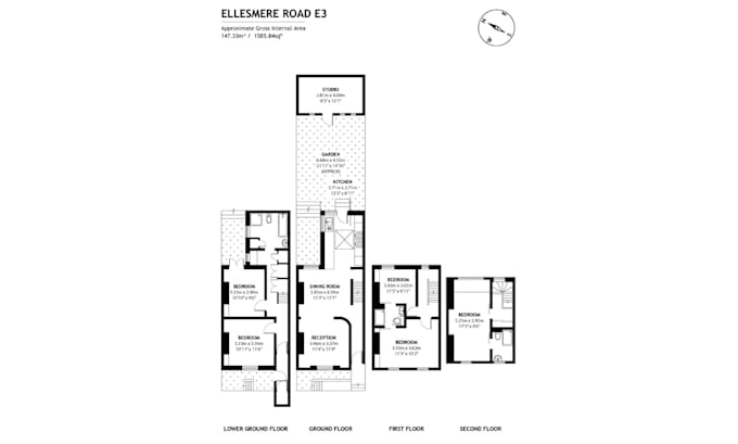 Illustrate or redraw real estate floorplans by Chokizzz | Fiverr