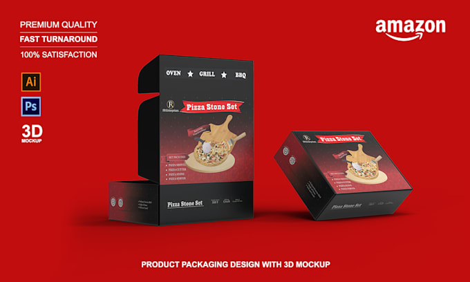 Design amazon product packaging design and packaging box design by ...