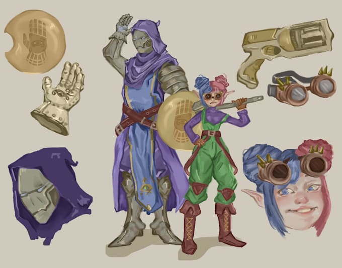 Create a character sheet of your oc by Doze_jpeg | Fiverr