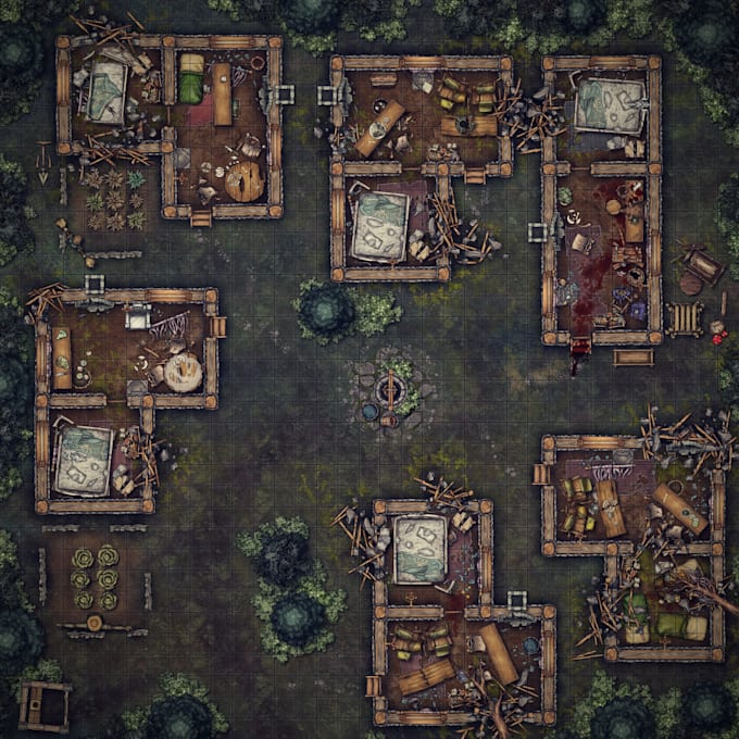 Make a custom battle map by Poison_lullaby | Fiverr