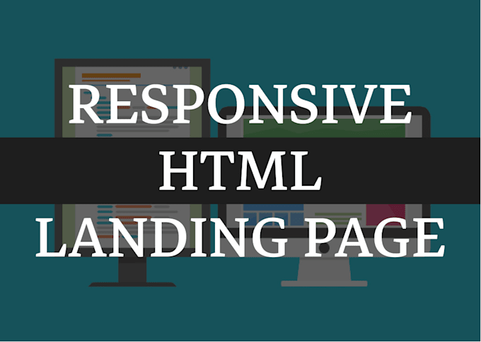 Design Your Modern Responsive Html Landing Page By Technopass Fiverr