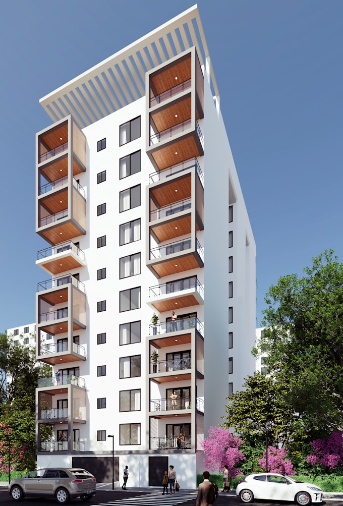 Create realistic exterior rendering by Archixels | Fiverr