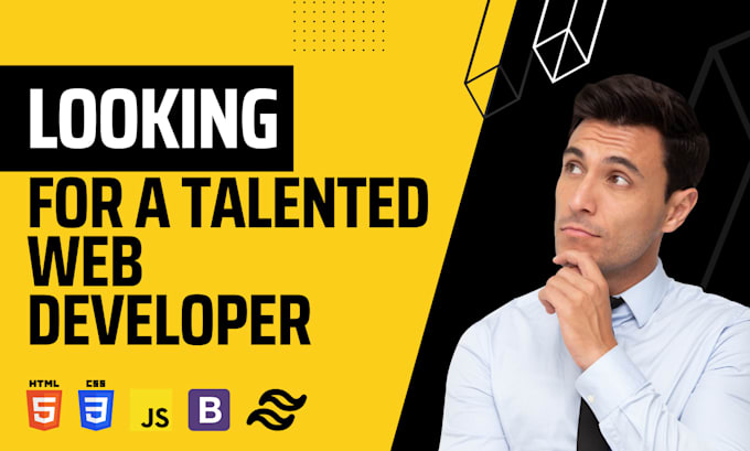 Develop Full Websites With Html Css Bootstrap Javascript By Mjanishka Fiverr