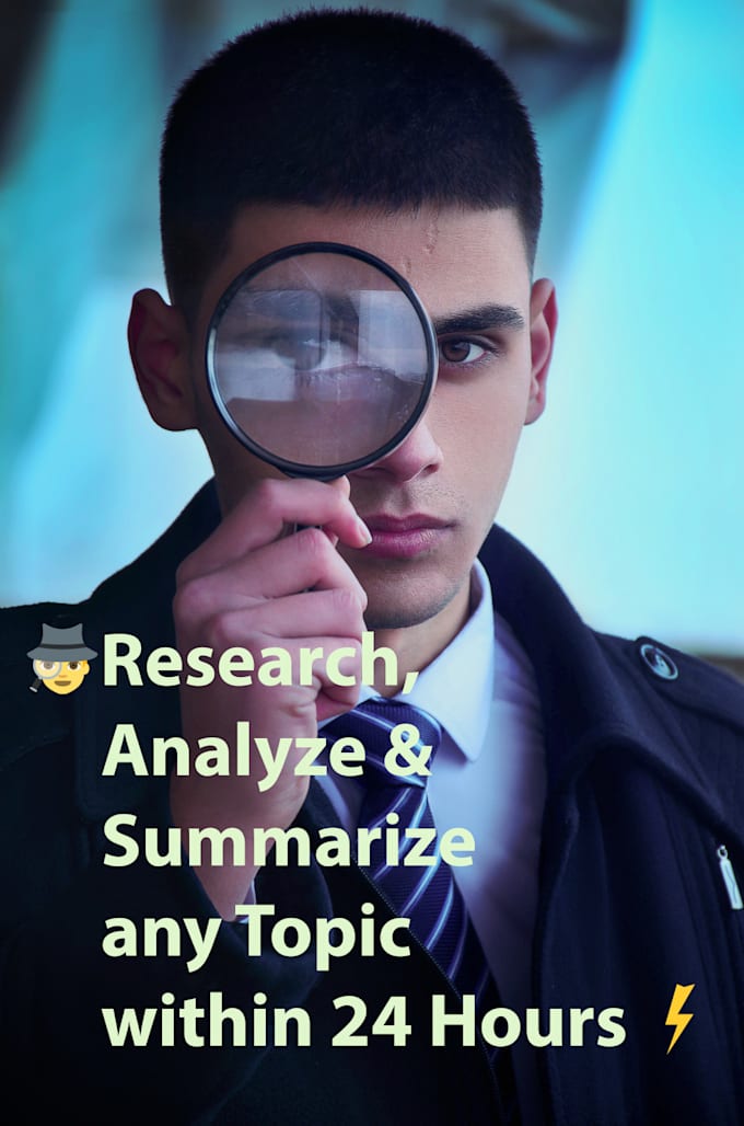 Speed research, analyze and summarise any thing topic 24 h by Magecraft ...