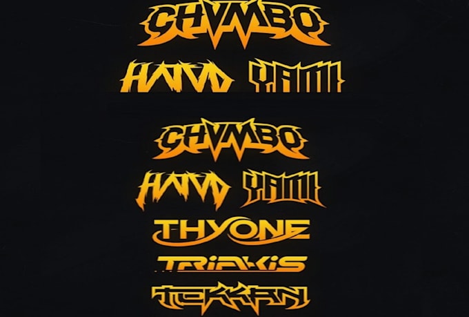 Create or design custom lettering, word art text or badge, font logo ...