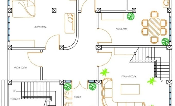Draw site plan, landscape colony drawings in autocad by Azeddinefayzi ...
