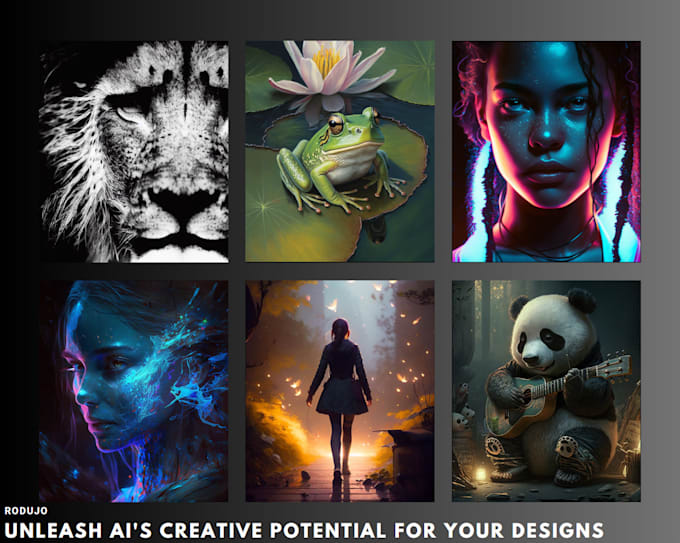 Create stunning ai art design for your brand or project by Rodujo | Fiverr