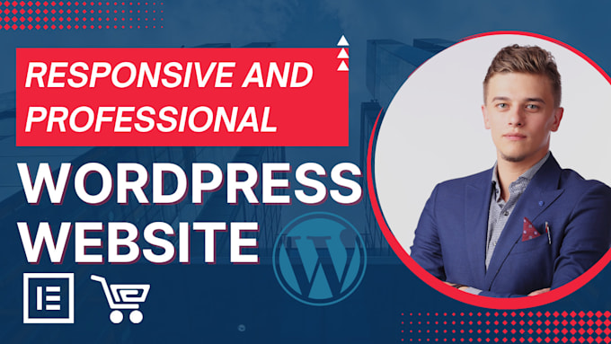 Build a fully custom responsive professional wordpress website design by Ashar809 | Fiverr