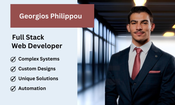 Build your fullstack web application by Giorgosph | Fiverr Build your fullstack web application by Giorgosph | Fiverr