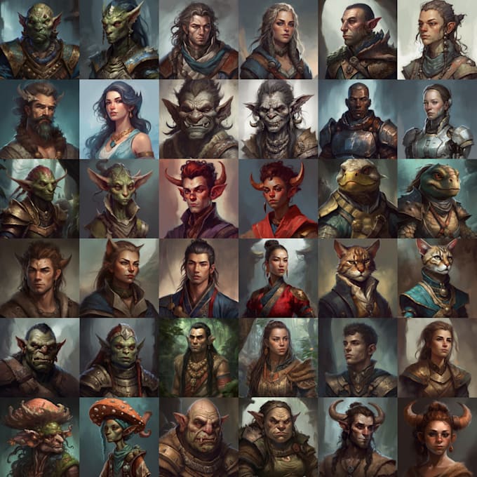 Create a dnd protrait for your role play characters by Slugfinn | Fiverr
