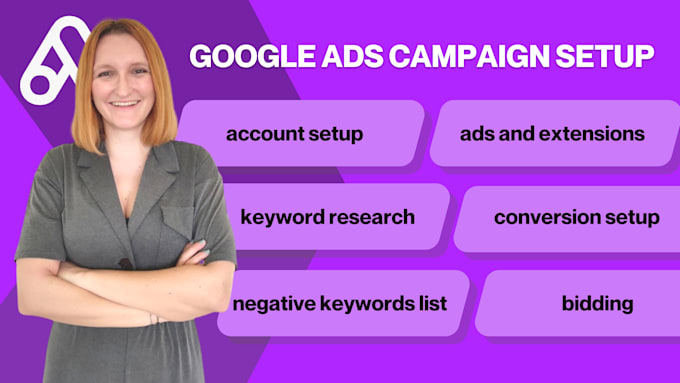 Set up your google ads account by Mateaviher | Fiverr