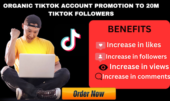 Do organic tik tok account promotion, tik tok marketing to 20m tik tok ...