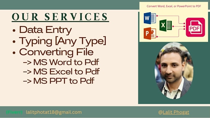 Do Any Type Typing And Data Entry On Ms Word And Excel With Formatting