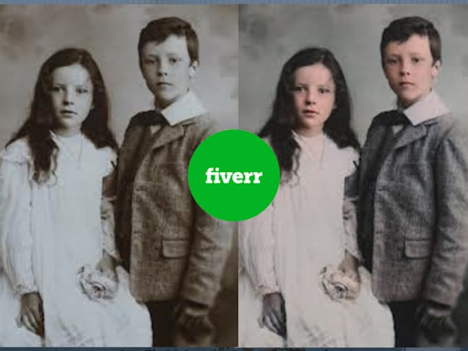Restore old photos and colorize professionally by Amirninja | Fiverr