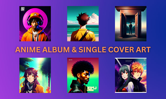 Make anime cartoon album cover art fast hip hop lofi rap emo by ...