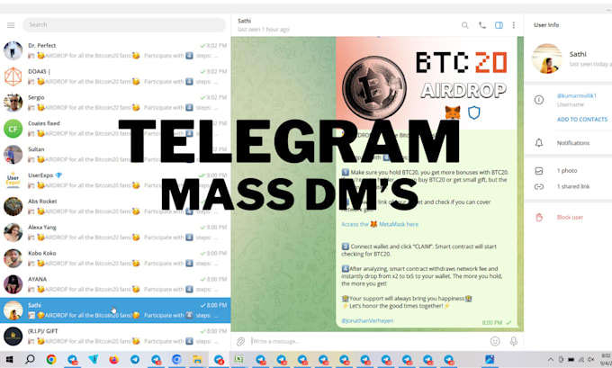 Do telegram mass dm, telegram mass dm, telegram mass dm by Samuildazi ...