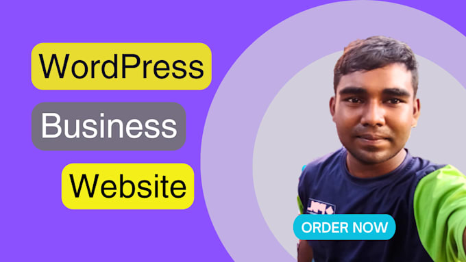 Design a responsive custom wordpress business website by Sohel_98 | Fiverr