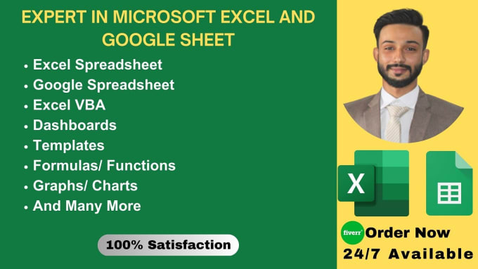 Create excel spreadsheet, google sheets and templates by Alishahexcel ... Create excel spreadsheet, google sheets and templates by Alishahexcel ...