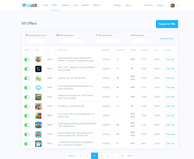 Create you an ogads account cpabuild cpagrip by Samianfar | Fiverr