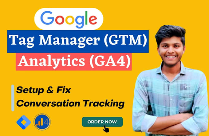 Fix and setup ga4 and gtm with ecommerce tracking by Saruwardm | Fiverr