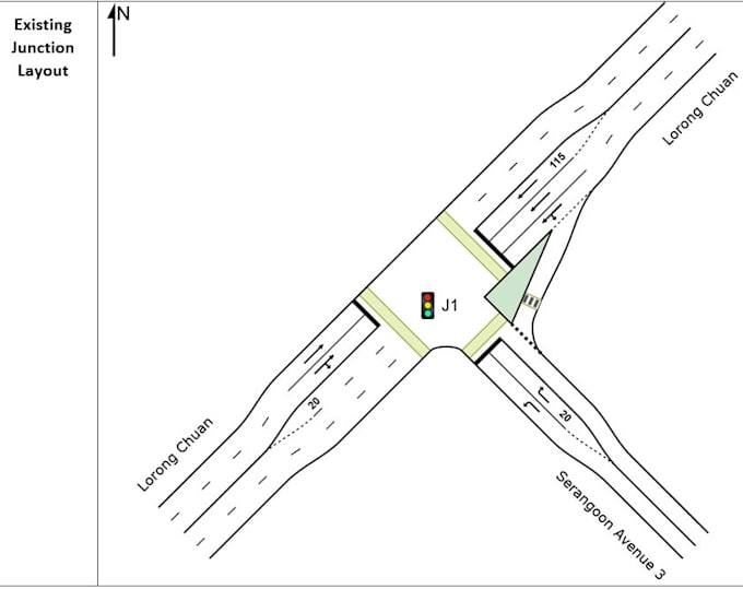 Model your junction layout by sidra by Mezzazzy | Fiverr