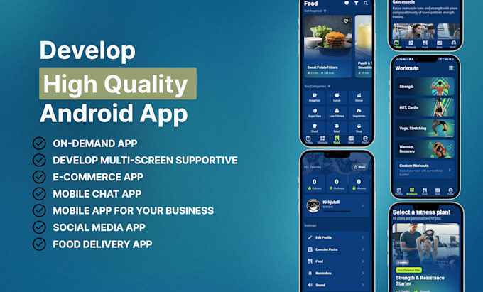 Do anything you want in the android application by Zraxcorp | Fiverr