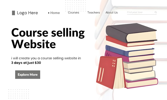 Create online course selling website by Joshmivinulal | Fiverr
