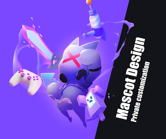 Make mascot design, ip design, vi design extension by Lujimeme | Fiverr