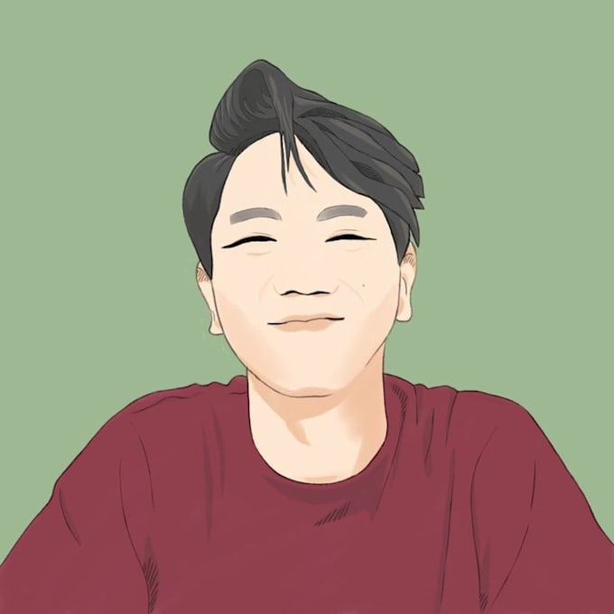 Draw your cartoon based on your photo by Ppdass | Fiverr