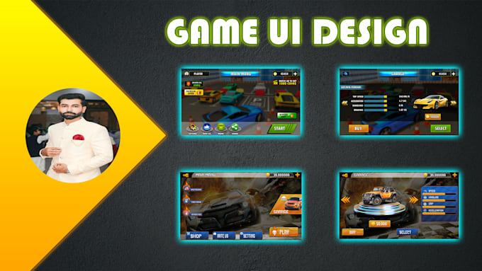 Create game ui designs by Usmanaslam07 | Fiverr