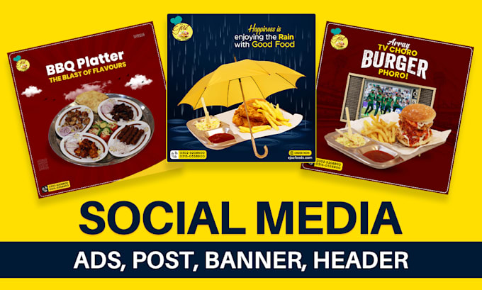 Design social media posts, ads, and banners for facebook and instagram ...