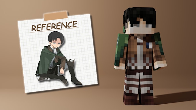 Create the best custom minecraft skins with your wishes by Jhy___ | Fiverr
