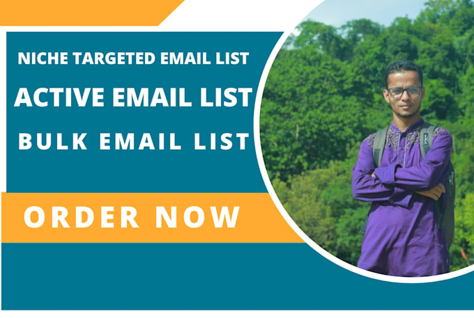 Create an email list and collect niche targeted active email by Nuamin | Fiverr