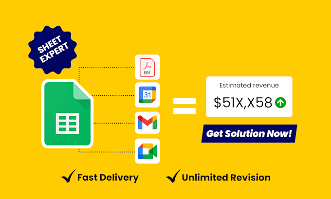 Be your google sheets and dashboard expert by Hunterlancelot | Fiverr