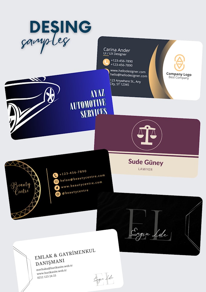 Business cards that reflect you and your profession by Burcunazaksoy ...