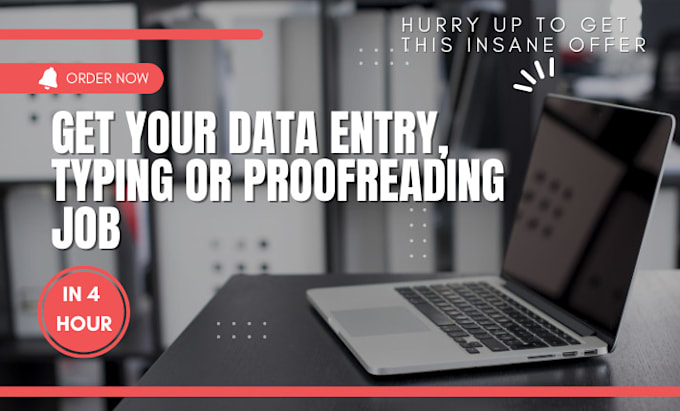 Do your data entry, typing or proofreading in 4 hours by Lashariusama148 | Fiverr